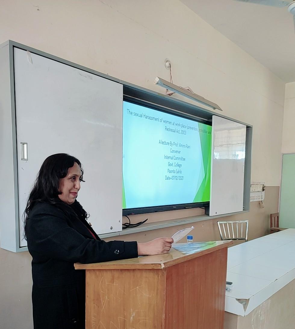 Statutory Committees SGGSJ Govt. College Paonta Sahib